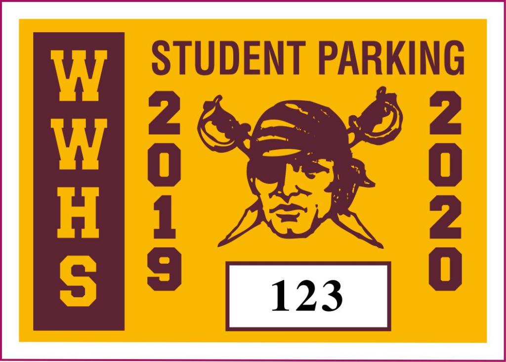 High School Parking Permits, Parking Hang Tags, Decals, Stickers ...